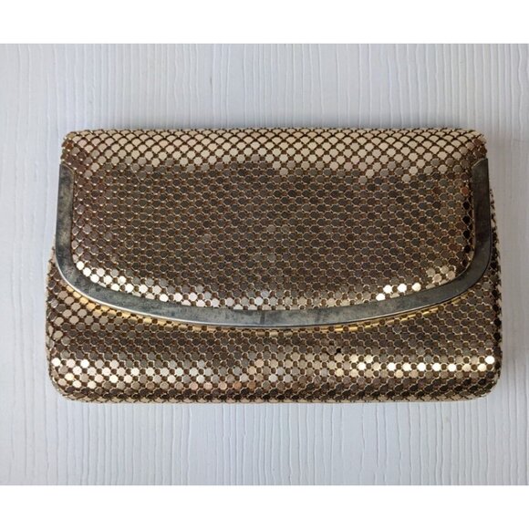 Genie | Bags | Vintage Genie Gold Polished Metal Mesh Purse Handbag ...